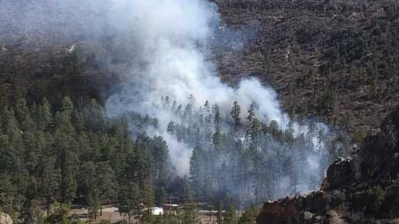 Crews contain fire in Los Alamos County