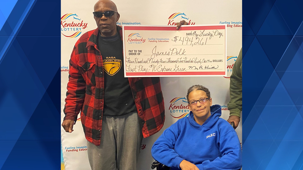 Kentucky couple wins $494K on lottery ticket from vending machine