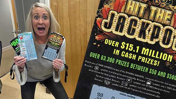 Louisville woman wins $175K off lottery ticket in white elephant exchange