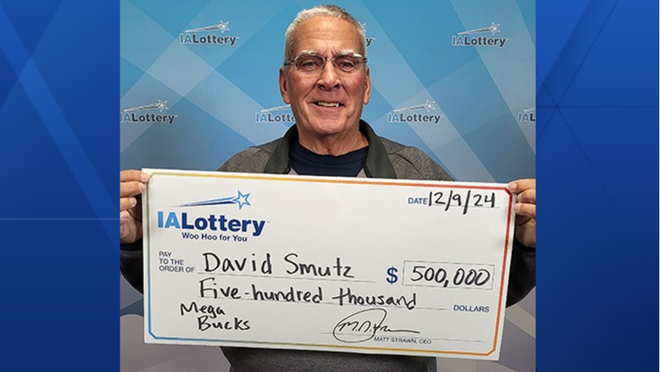 You're a winner!: Cedar Rapids man claims $500,000 prize from scratch ...