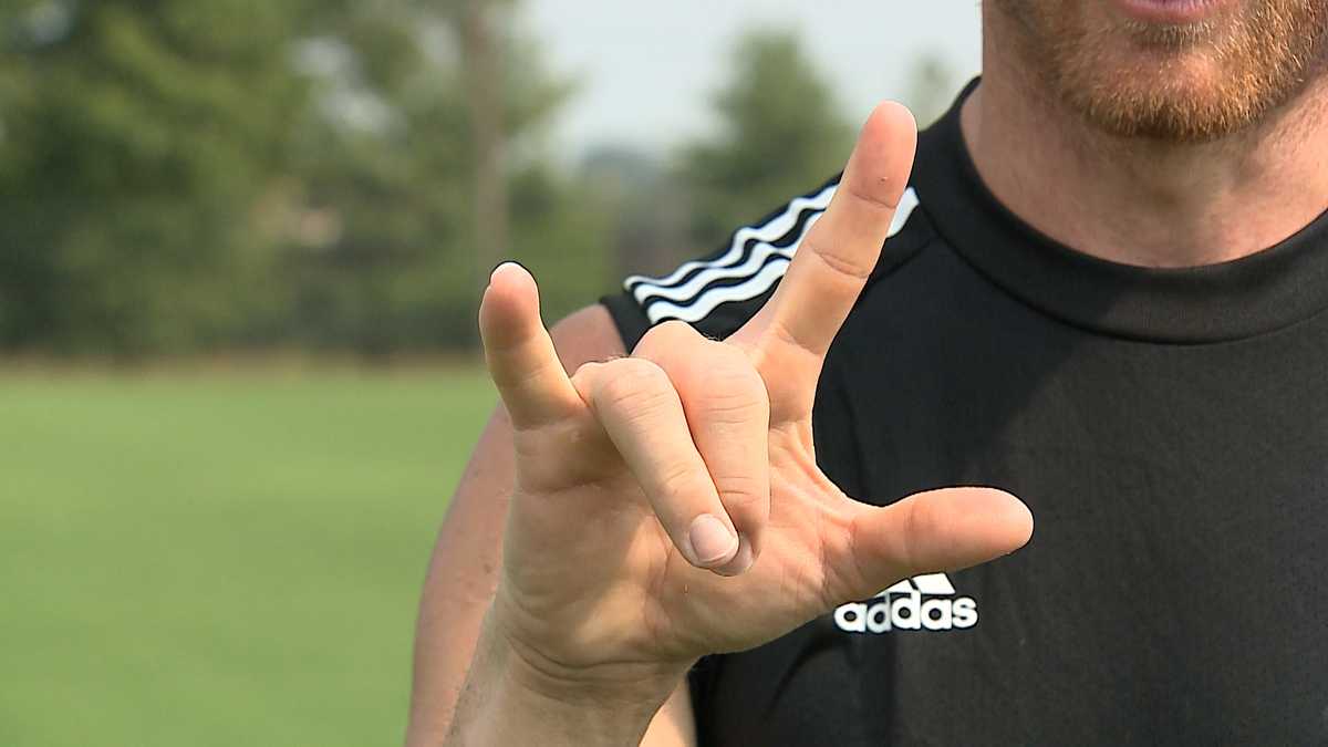 A loving sign: LouCity player uses sign language to celebrate goals