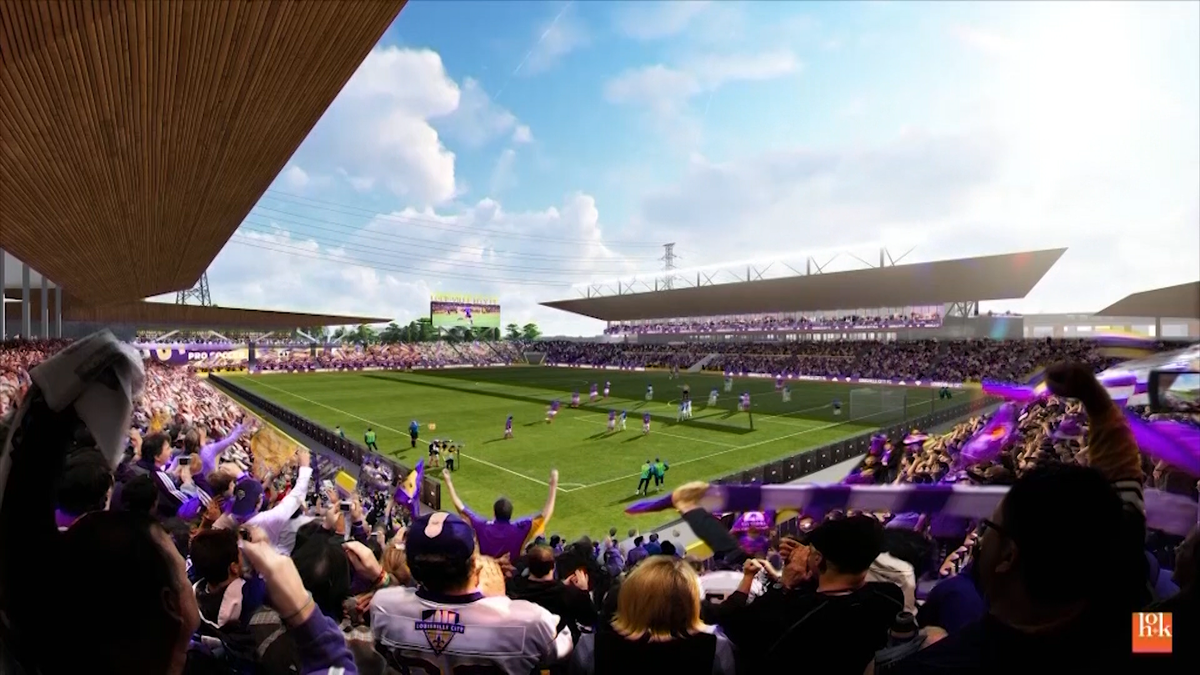 Louisville City FC stadium construction begins