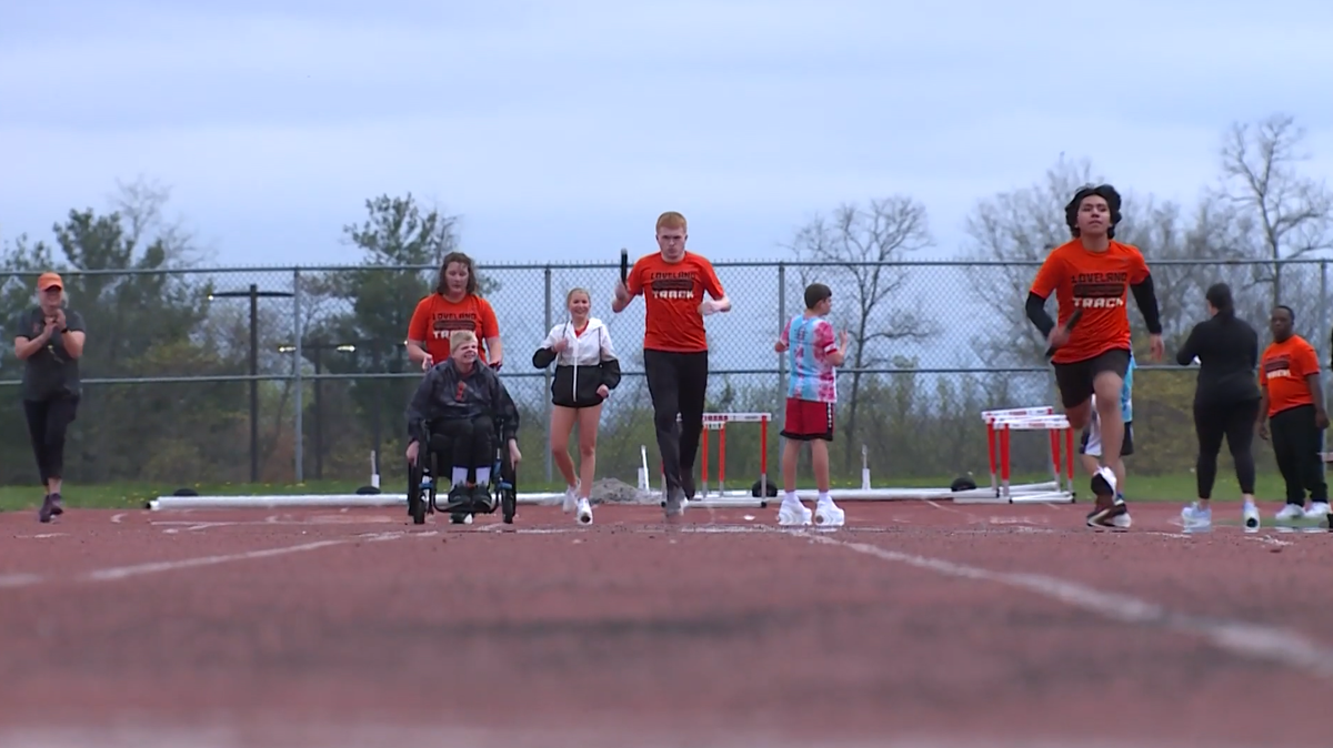 Loveland High School hosts first unified track meet of season