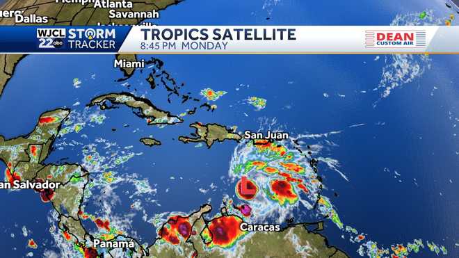 Savannah: Tracking possible tropical development