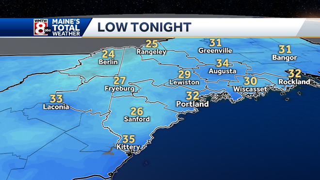 Full moon & freezing temps tonight