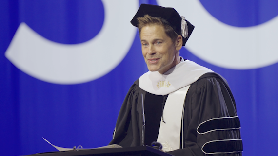 Actor, author Rob Lowe addresses largest graduating class in SCAD history