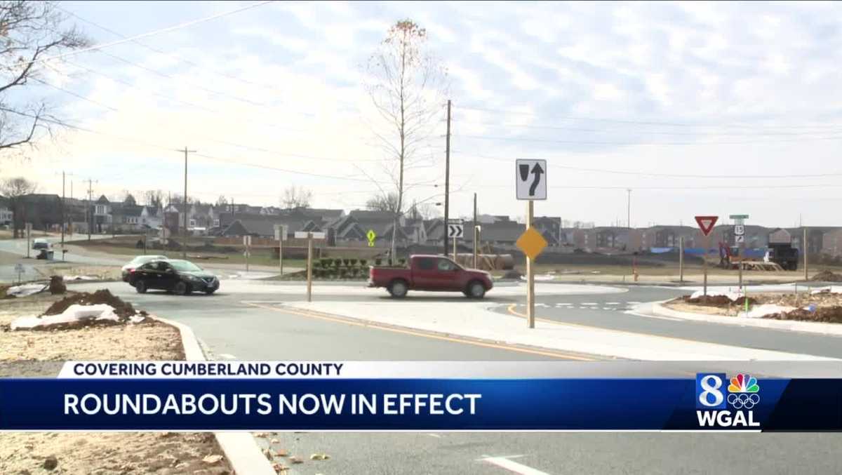 Cumberland County, Lower Allen Township roundabouts open