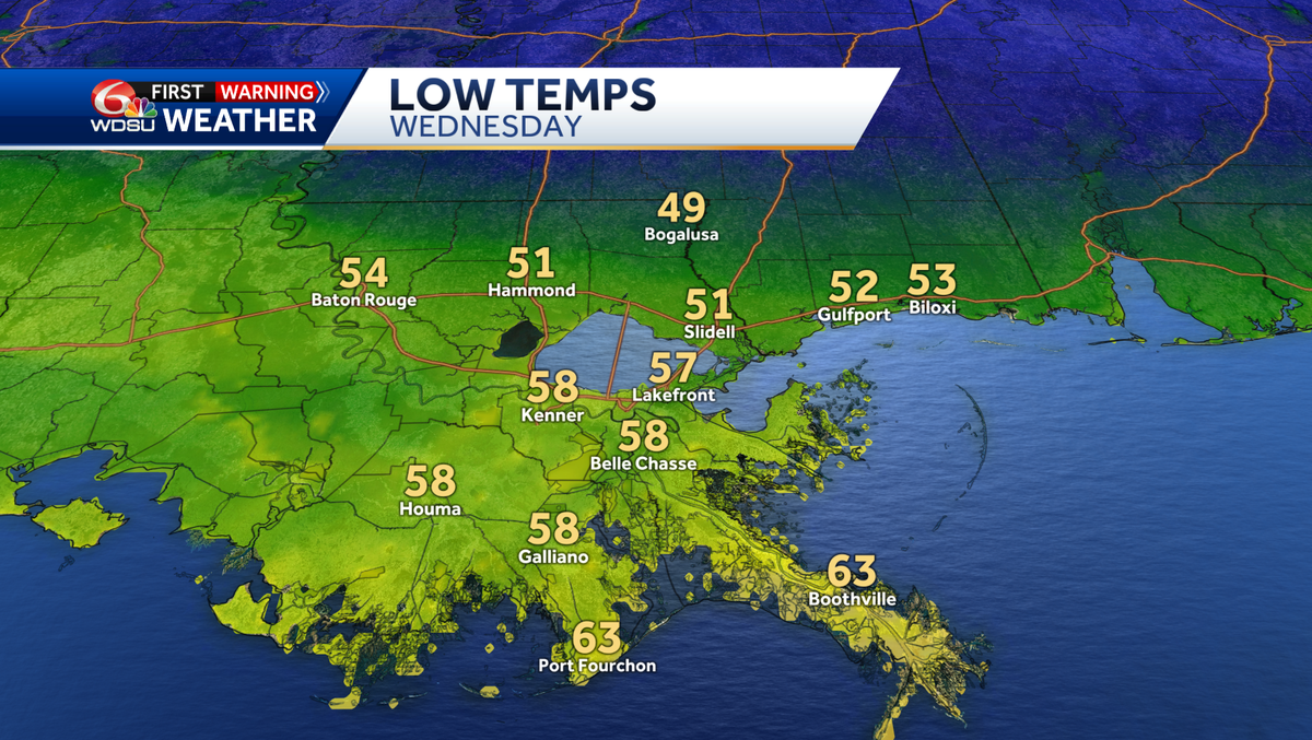 New Orleans expecting first big cold front this week