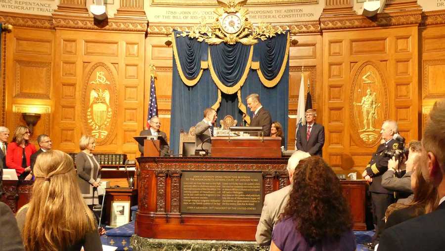 New high court justice takes ceremonial oath at Statehouse