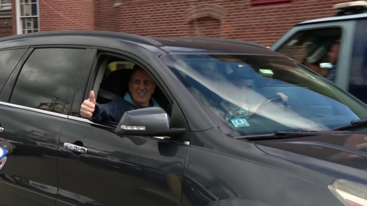 MSP lieutenant released from Spauling Rehab, visits Revere Barracks