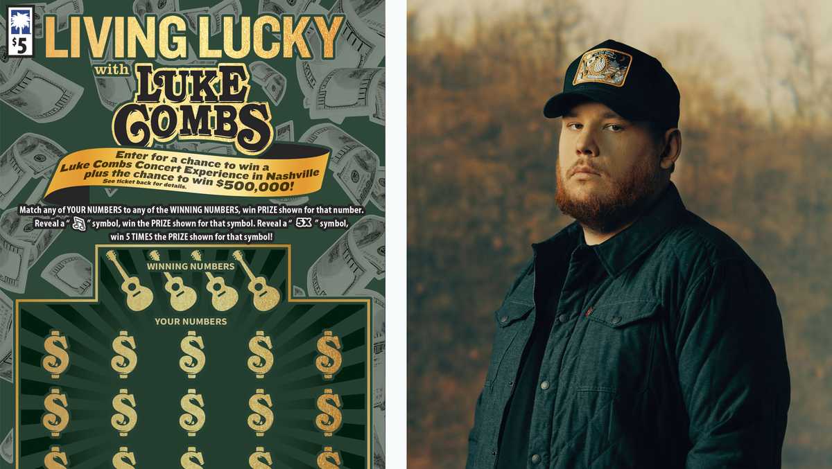 South Carolina: Luke Combs lottery ticket