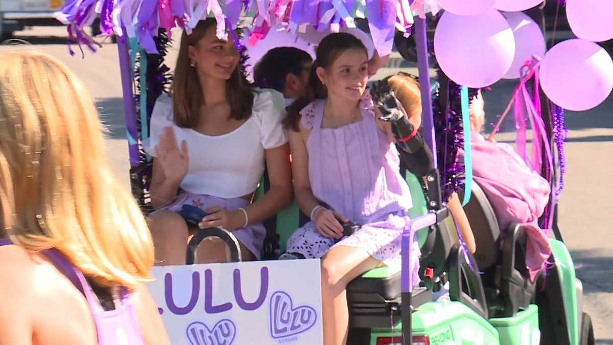 Watch Lulu Gribbin Welcomed Home With Parade After Shark Attack
