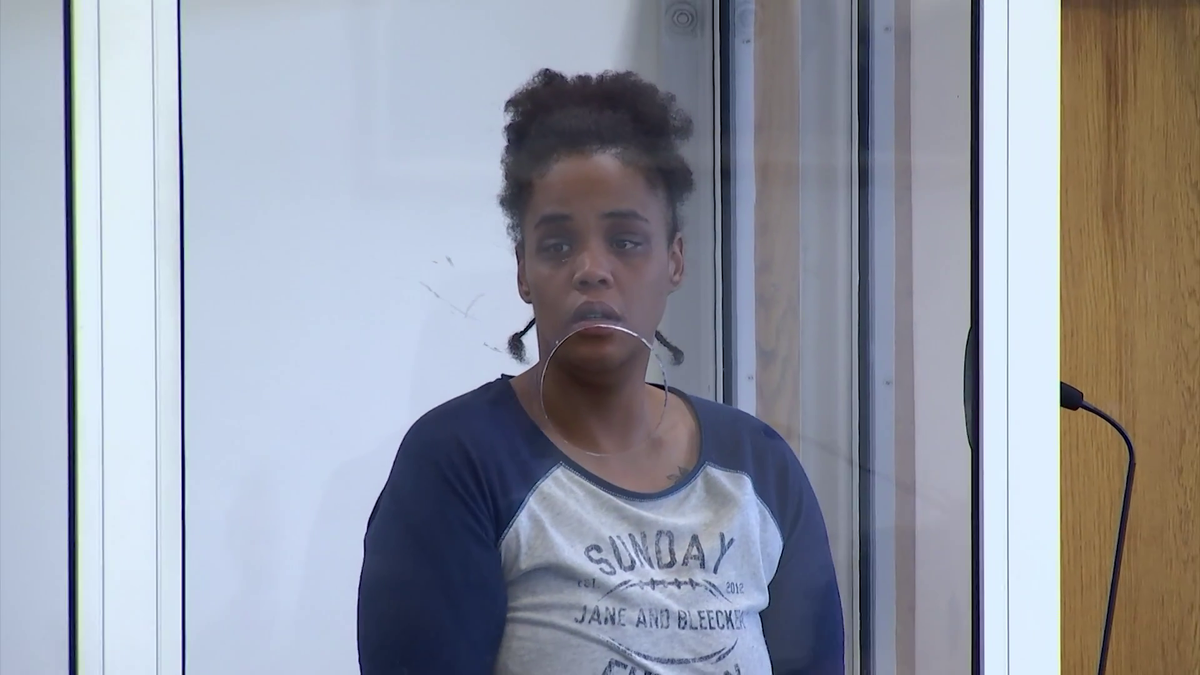 Woman, 32, charged with assault after allegedly shoving woman, 63, off ...