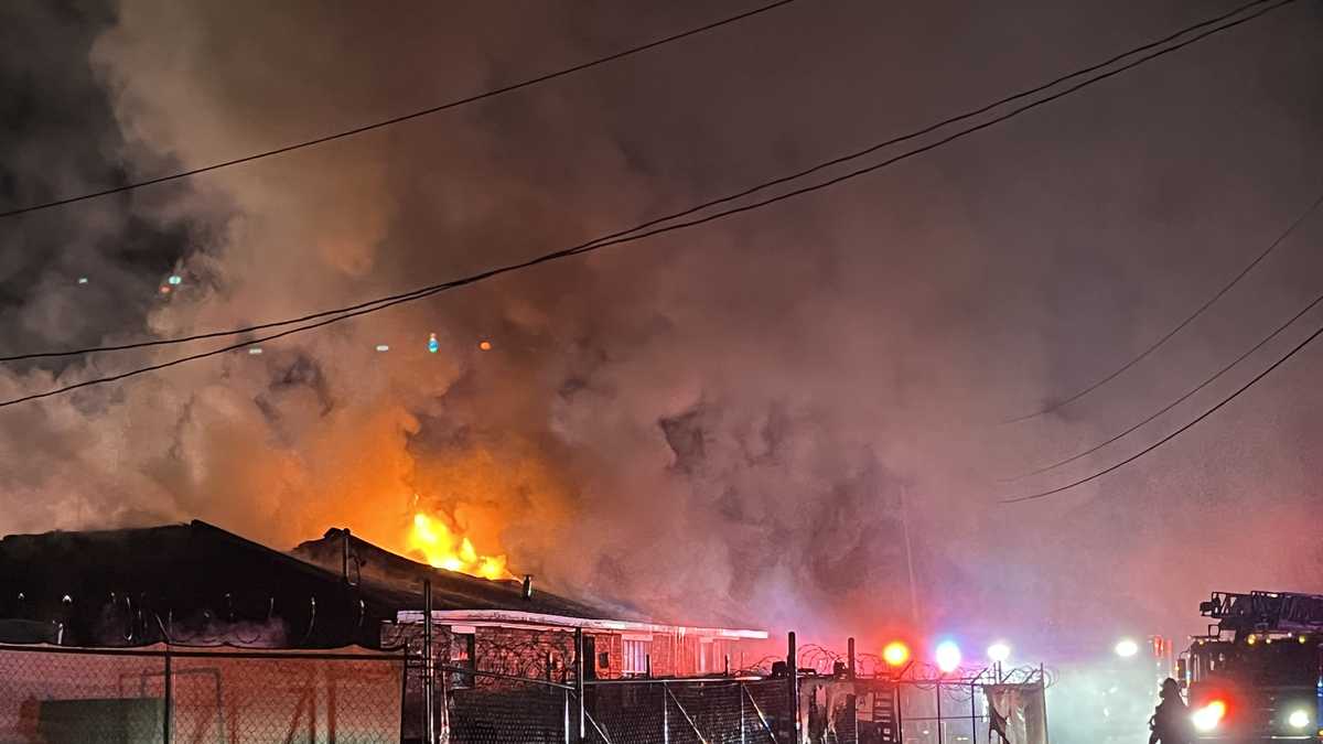 Jackson firefighters fight blaze on Lynch Street