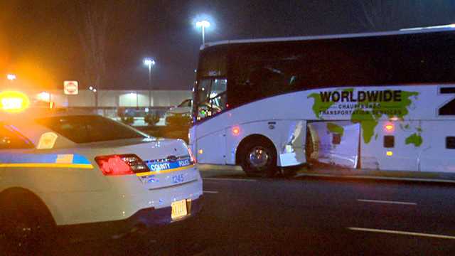 12 people transported to hospital after vehicle collides with motor coach