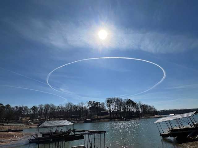 Explanation of circles in the sky over Upstate last week