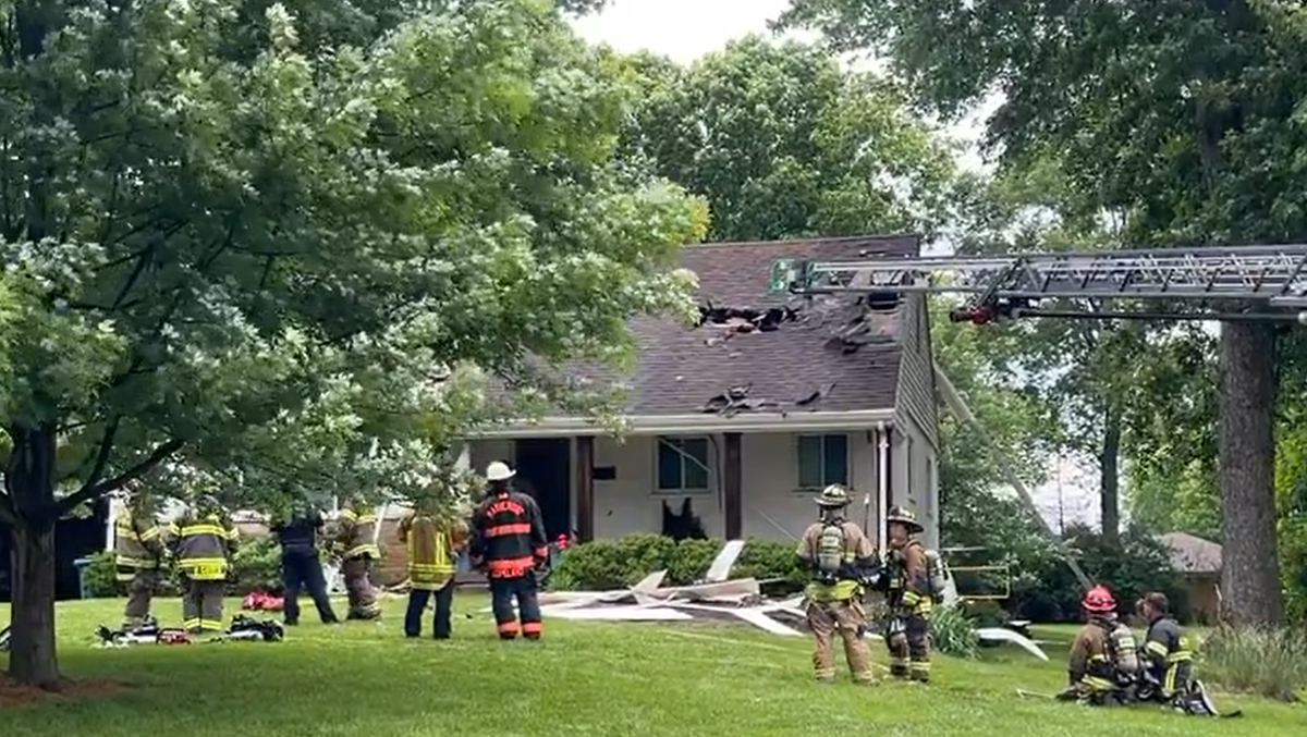 Firefighters: 'Severe' damage done to home after lightning reportedly ...