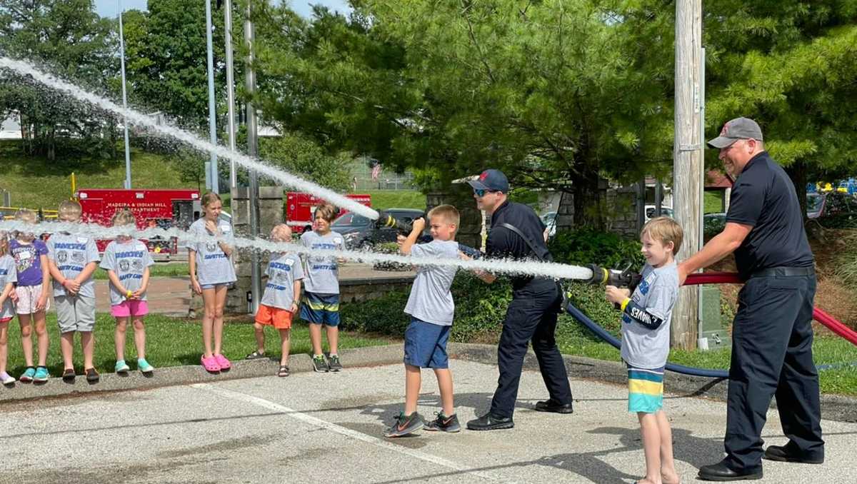 Madeira Police Department host dozens of kids at annual safety camp