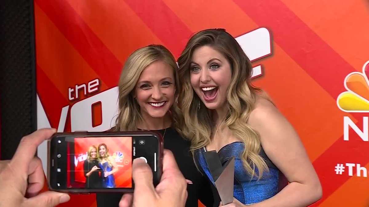 Red carpet interviews with The Voice contestants, coaches