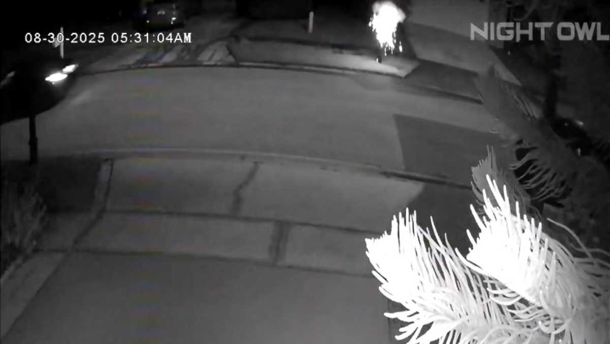 Caught on Camera: Mailbox blows up in quiet neighborhood