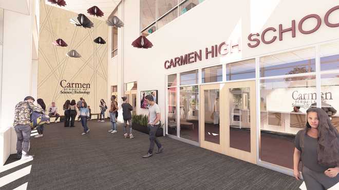 Carmen Schools of Science & Technology break ground on new campus