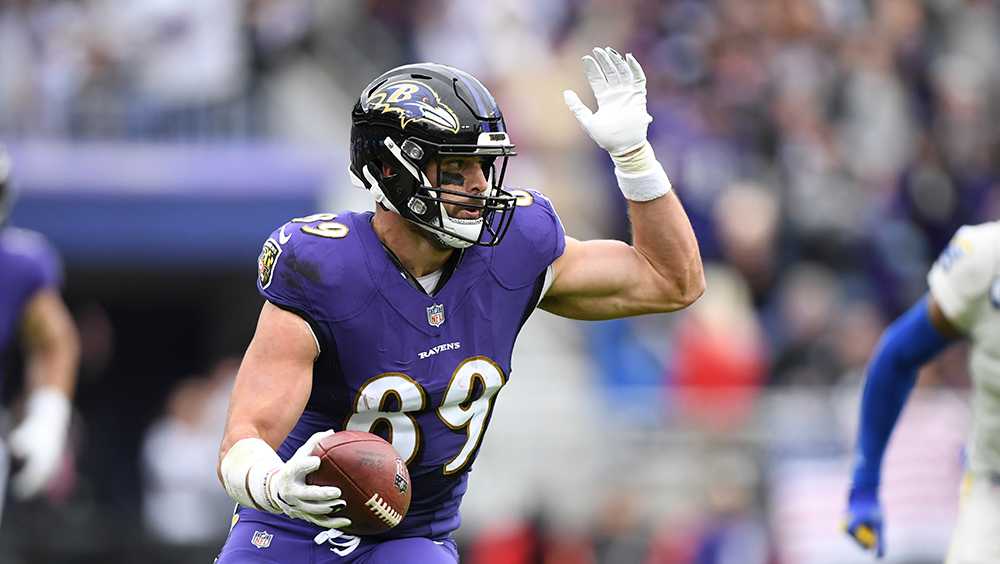 Mark Andrews breaks Ravens record for receiving yards