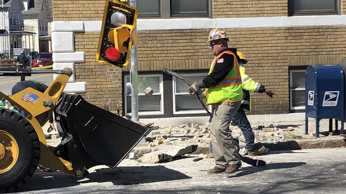 Dozens displaced by parapet collapse at Malden apartment building