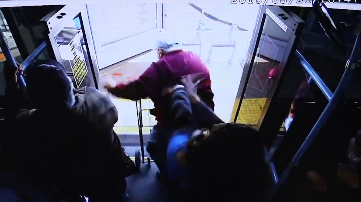 Video Released Of 74 Year Old Man Shoved Off Bus In Vegas Murder Case