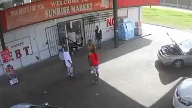 Surveillance video captures fatal shooting outside store