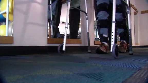 'It's so emotional': Man paralyzed from waist down walks again