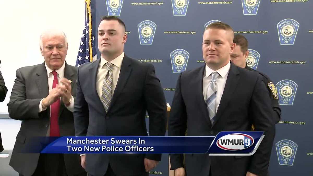 Manchester police swears in two new officers