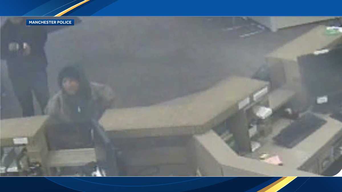 Manchester police look for suspect in Saturday morning bank robbery