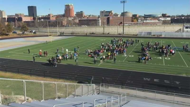 2 hospitalized after odor prompts West HS evacuation