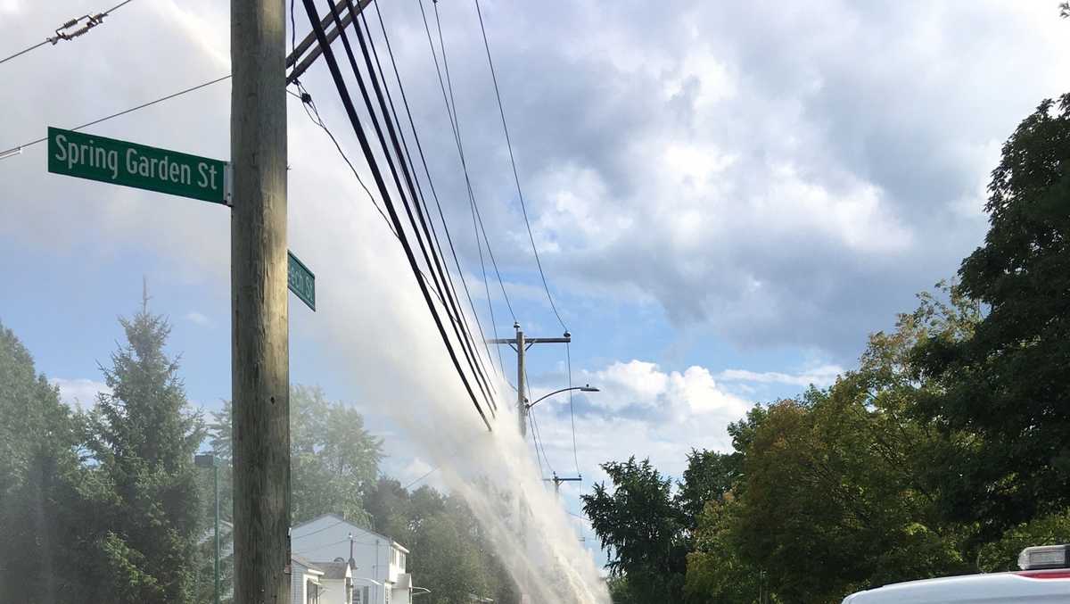 Crews work to repair water main break; earlier break in different area ...