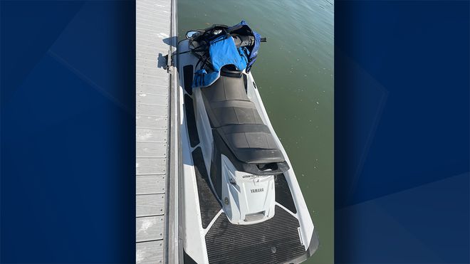 Stolen jet ski found one year later at Lovers Key Boat Ramp