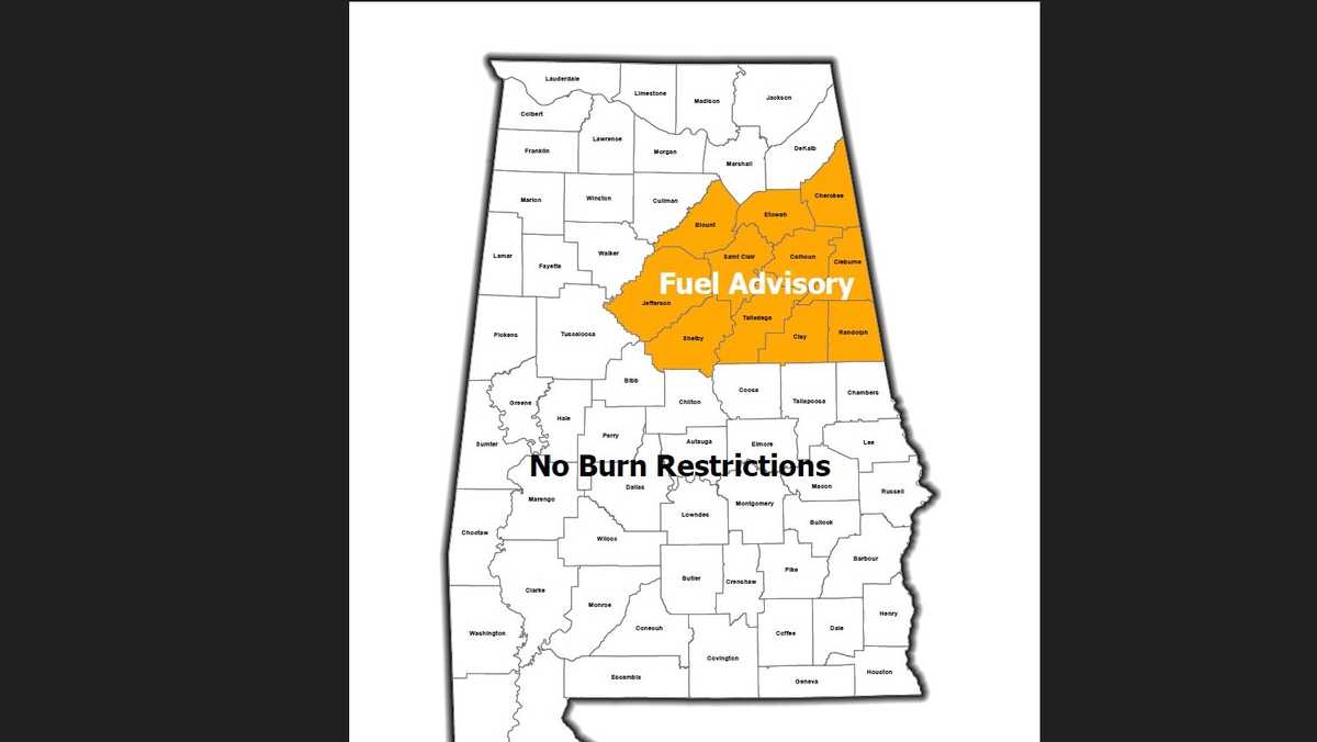 Burn restrictions lifted across Alabama