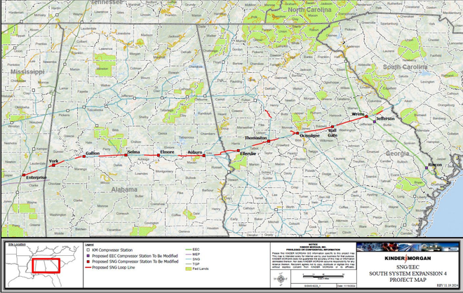 $3 billion major natural gas pipeline expansion planned in the Southeast