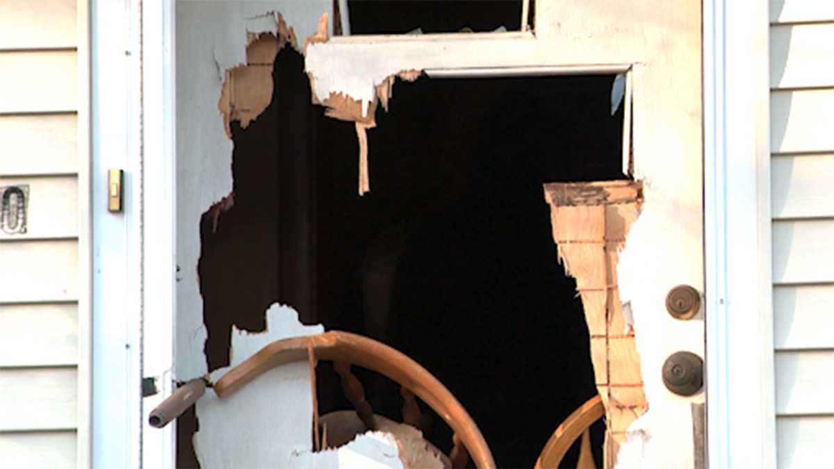 Raid at home on Maplehurst Avenue in Manchester, New Hampshire