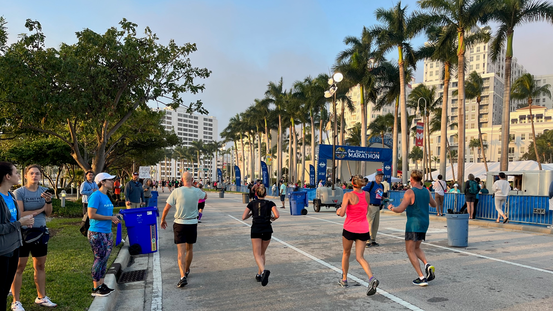 Palm Beaches Marathon winners in Florida