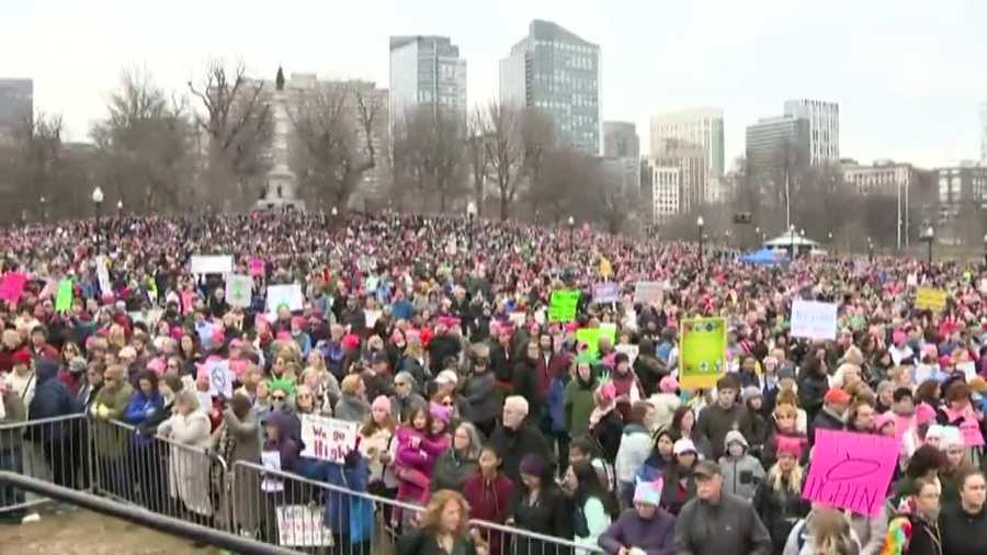 PHOTOS: Thousands march against Trump across the US and beyond