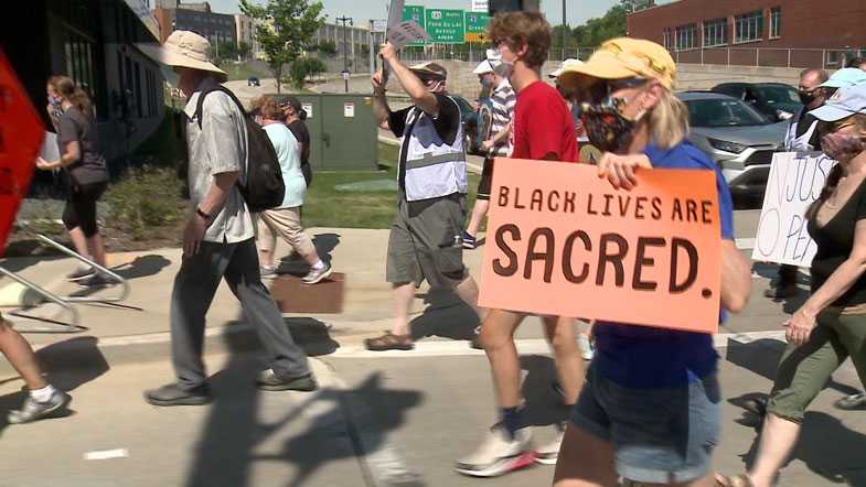 Catholics march for racial justice, equality