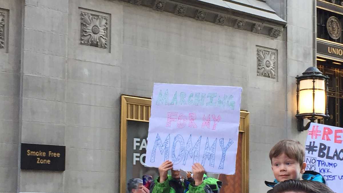 PHOTOS: Thousands march against Trump across the US and beyond