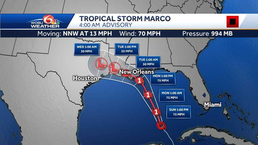 Marco and Laura may be hurricanes upon landfall