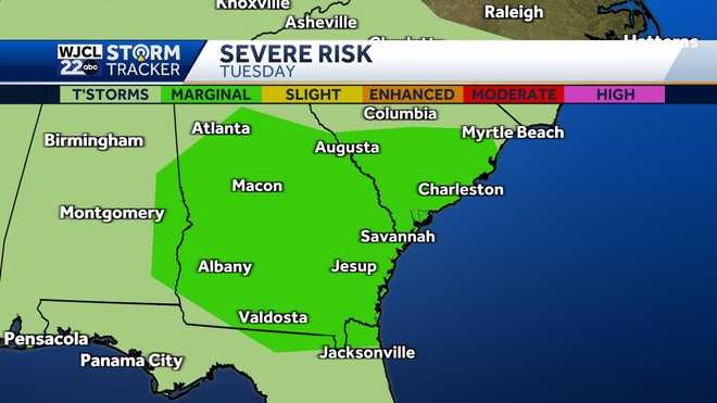 Savannah: Tracking heat and possible severe storms