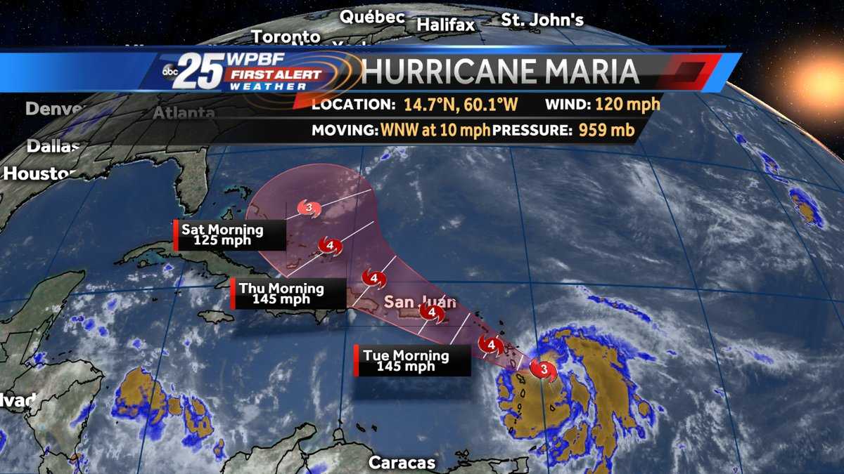 Where is Hurricane Maria headed?