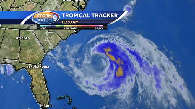 Projected tracks continue to keep Hurricane Maria offshore