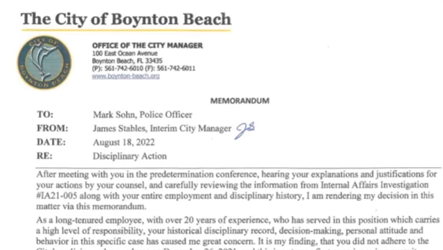 Florida officer fired 8 months after pursuit of 13-year-old