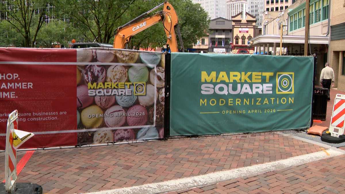 Pittsburgh businesses in Market Square face construction challenges