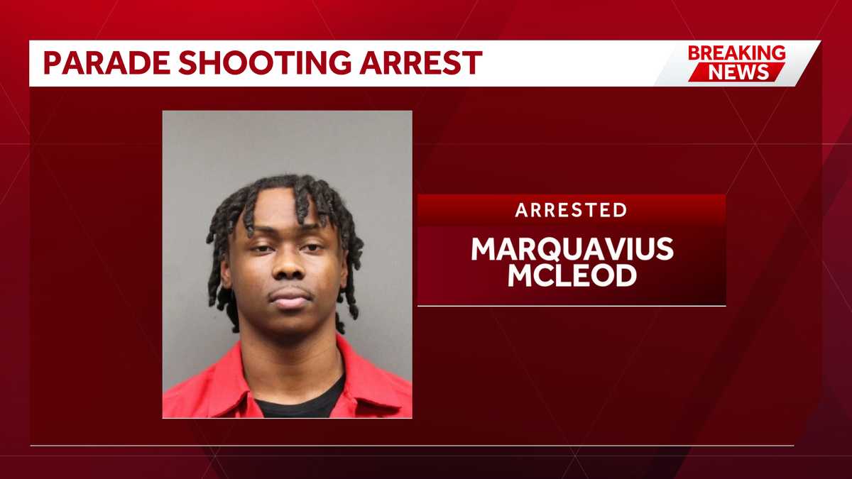 Marquavius McLeod arrested on new firearm charge after parade shooting case