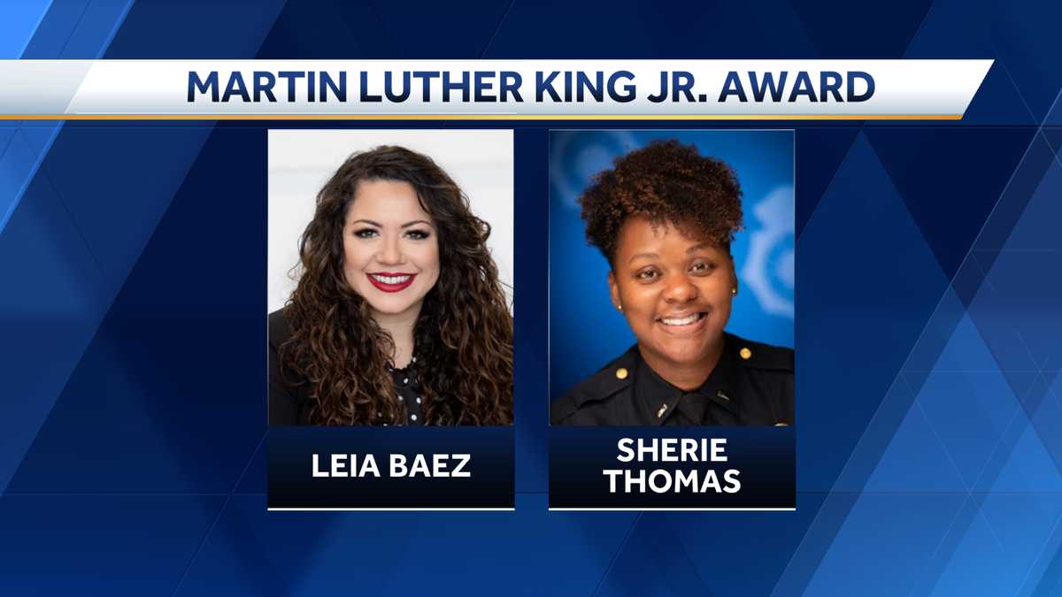 Lt. Sherie Thomas, Leia Baez awarded Dr. Martin Luther King Jr. honor